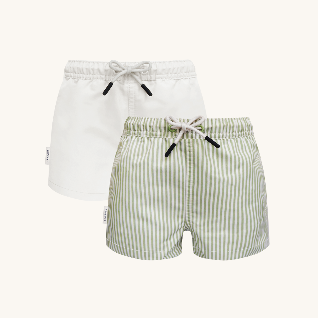 2 Packs UV Swim Shorts